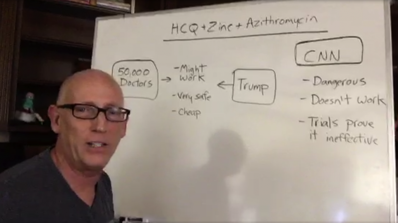 Dilbert’s Scott Adams Questions CNN’s Role in the Pandemic